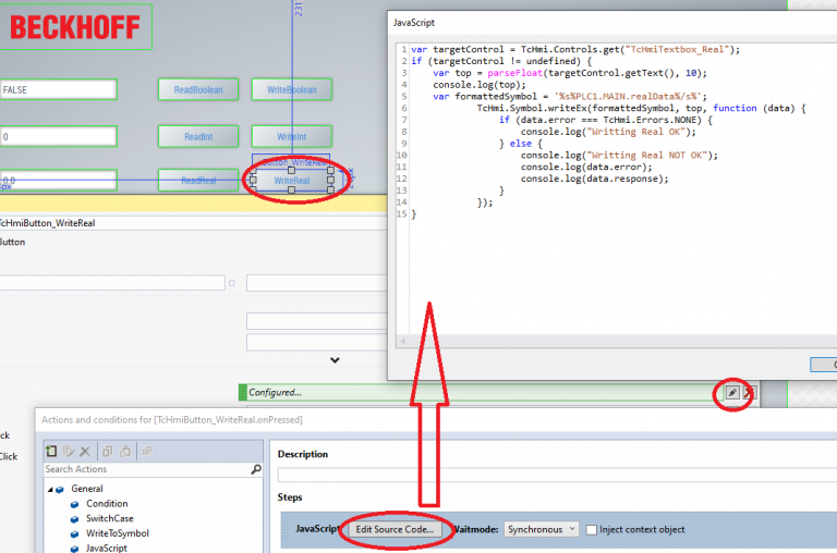 TwinCAT JavaScript, Function and Code Behind – HEMELIX