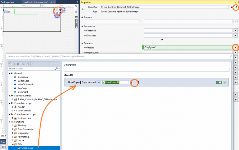 TwinCAT HMI Popup - HEMELIX
